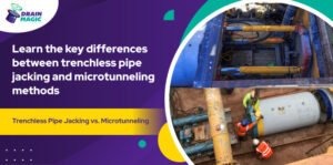 Trenchless Pipe Jacking vs. Microtunneling - Drain Magic - South Central PA Drain Repair
